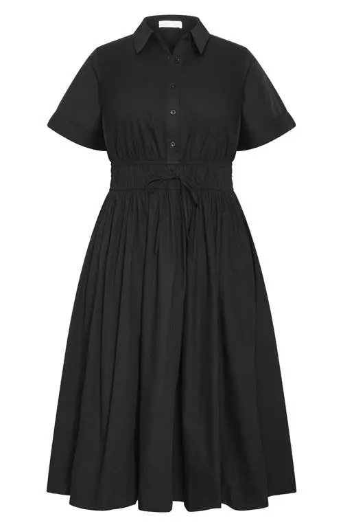 City Chic Lana Shirtdress - Black