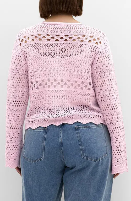 City Chic Love Open Stitch Cardigan