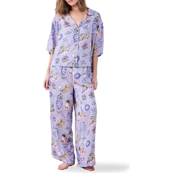 PRINTFRESH Wildest Dreams Pajamas - Lavender Glaze