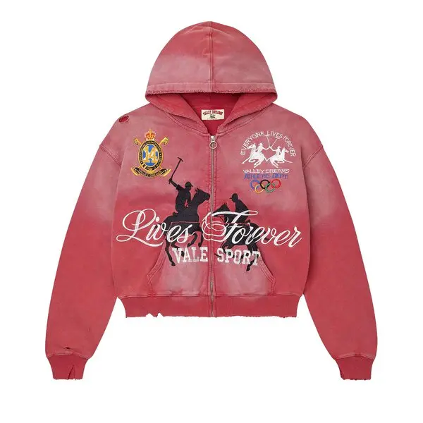 VALE FOREVER Rockefeller Zip Up - Red
