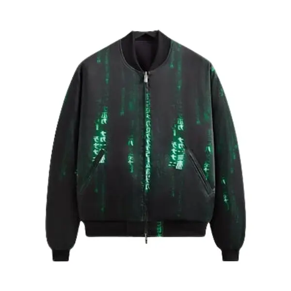 Kith For The Matrix Vance Satin Bomber Jacket