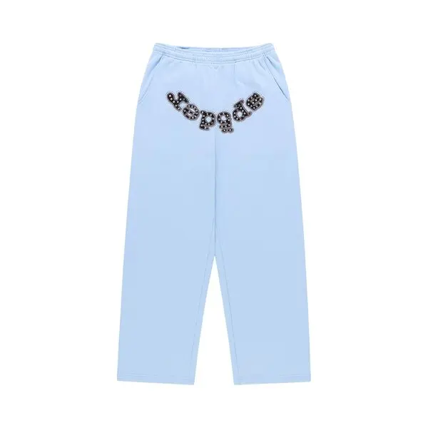 SP5DER Mixed Stone Og Logo Sweatpants - Blue