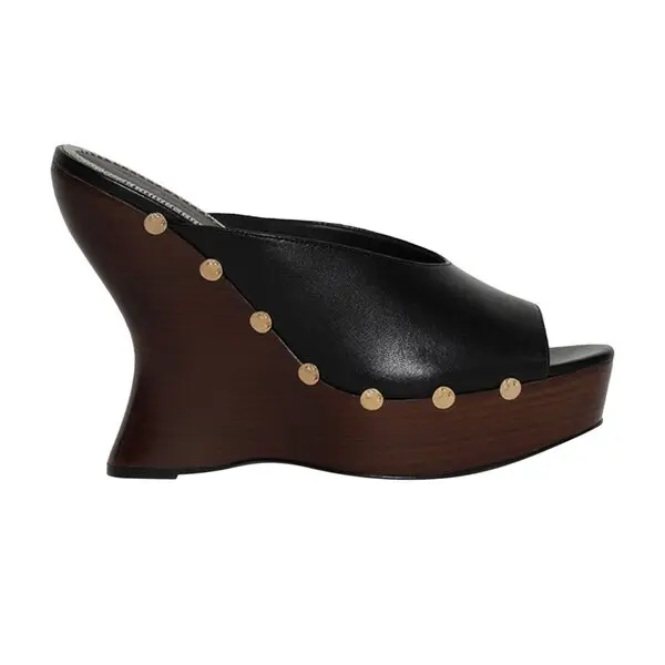 Magda Butrym Wedge Sandal - Black