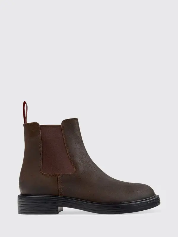 Camper Dean Suede Chelsea Ankle Boots - Brown