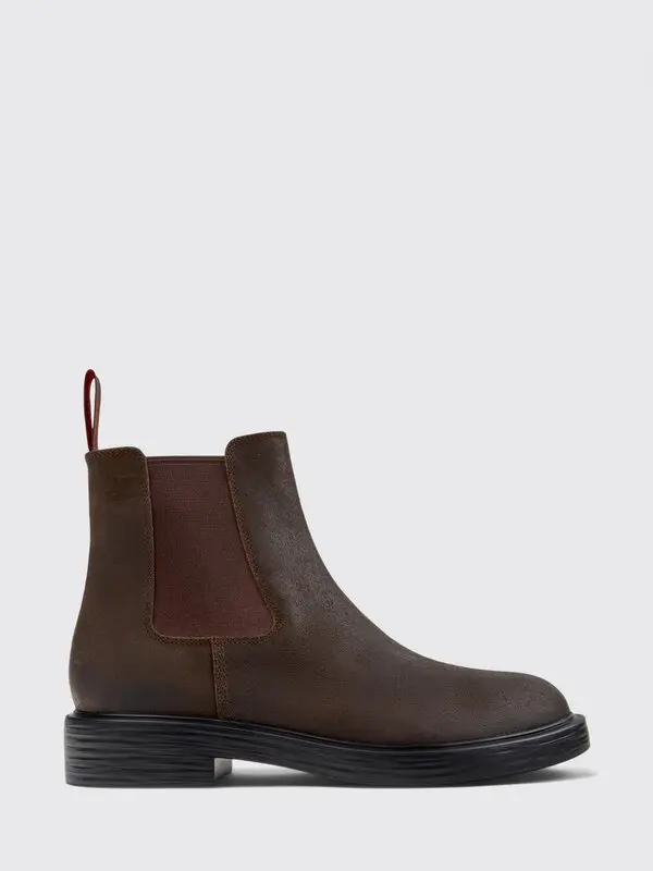 Camper Dean Suede Chelsea Boots - Brown