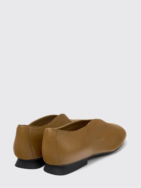 Camper Casi Myra Leather Ballerinas - Brown