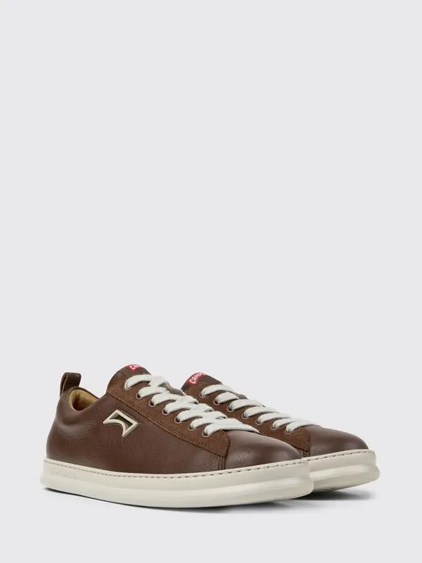 Camper Runner Calfskin Leather Lace-up Sneakers - Brown