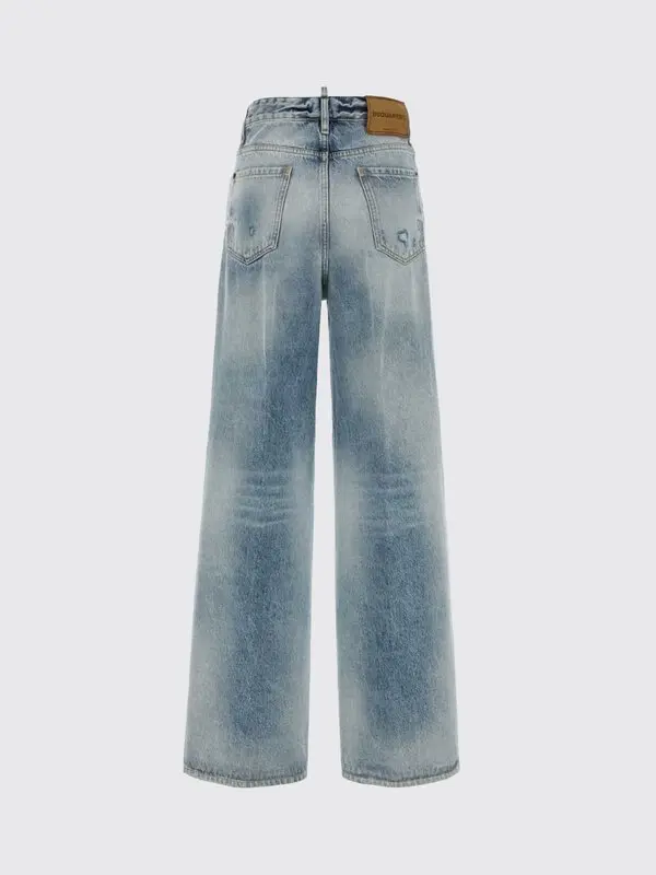 Dsquared2 Wide Leg Jeans - Navy