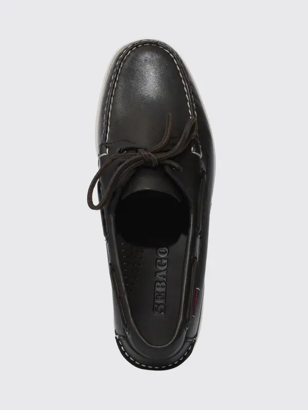 SEBAGO Leather Docksides Boat Loafers - Brown