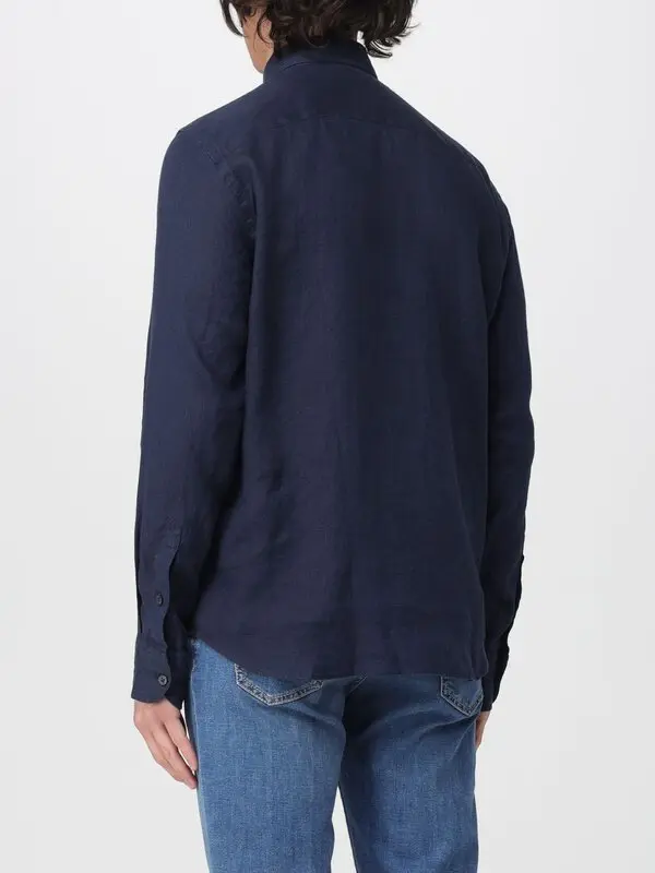 COLMAR Classic Linen Shirt - Navy