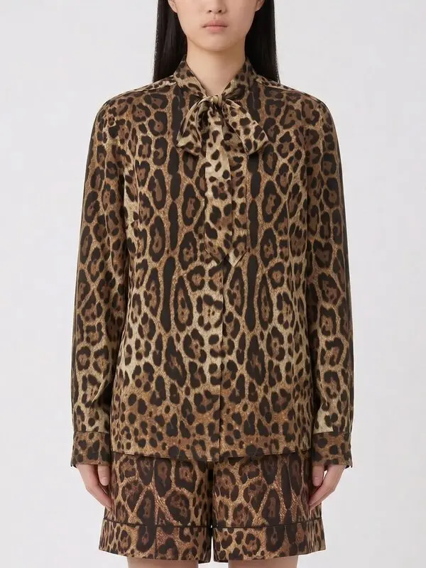 Dolce & Gabbana Leopard Print Shirt