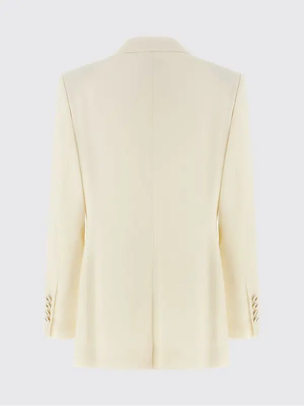 Dolce & Gabbana Single-breasted Virgin Wool Blazer - White