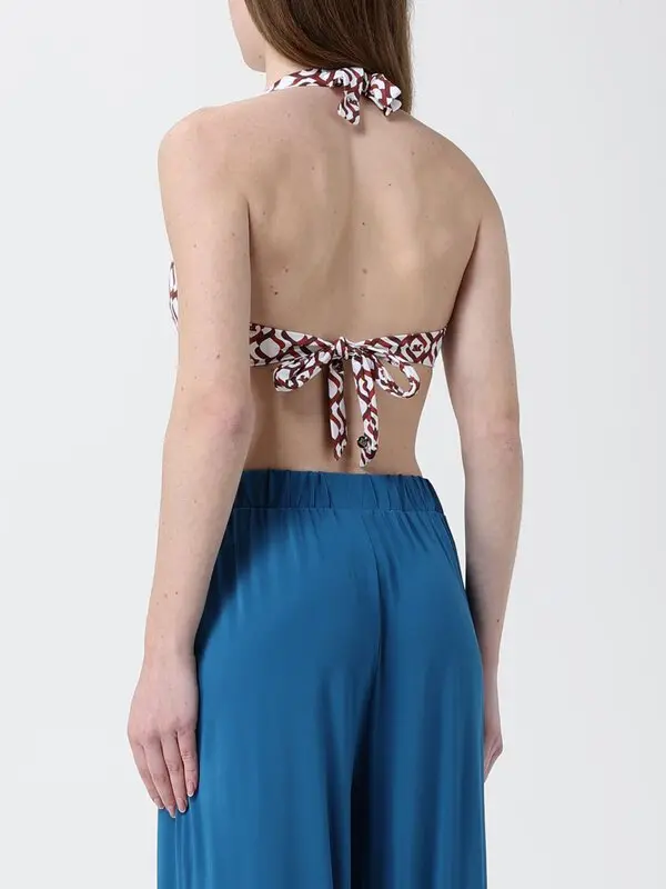 Max Mara Printed Triangle Bikini Top - Multicolor