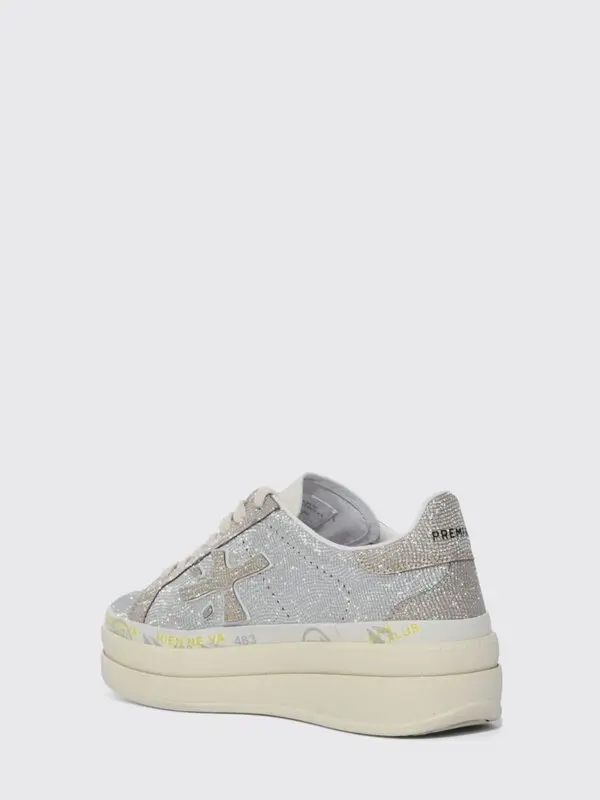 Premiata Embellished Sneakers - Silver