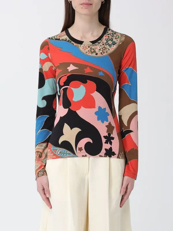 Etro Printed Polyester T-shirt