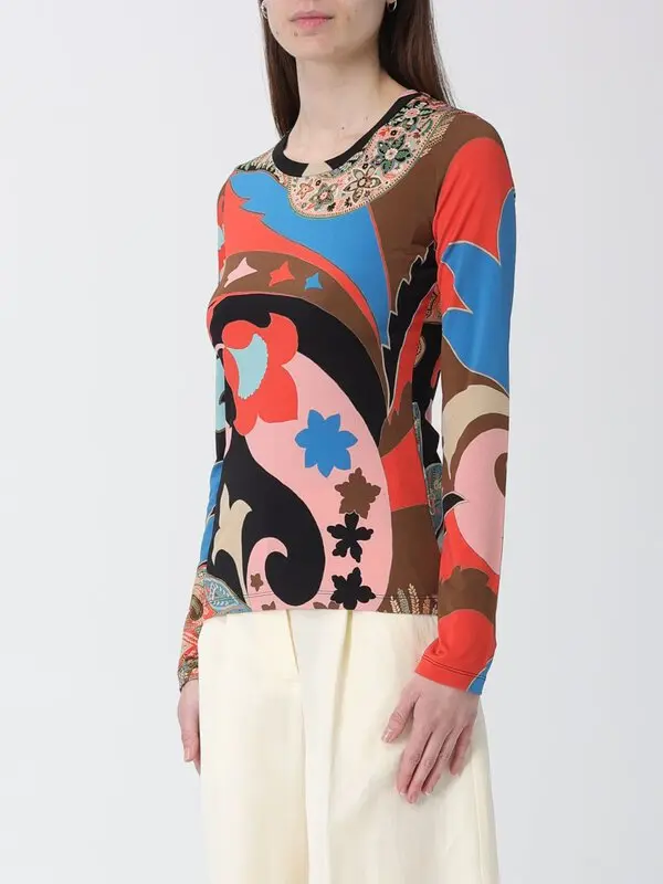Etro Printed Polyester T-shirt