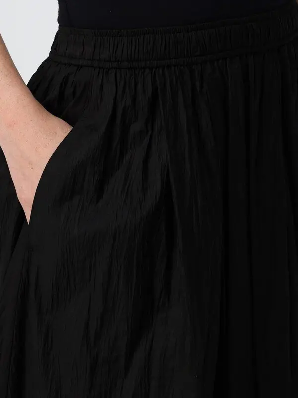 TELA Cotton Blend Pleated Maxi Skirt