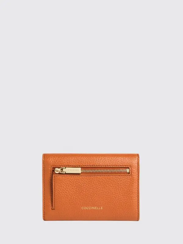 COCCINELLE C-me Grained Leather Wallet - Red