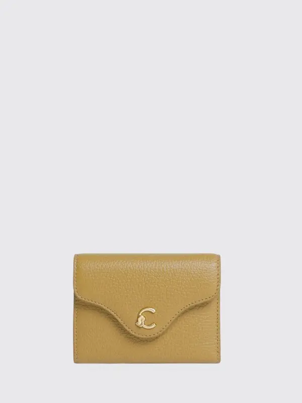 COCCINELLE Leather Wallet With Turn Lock Closure