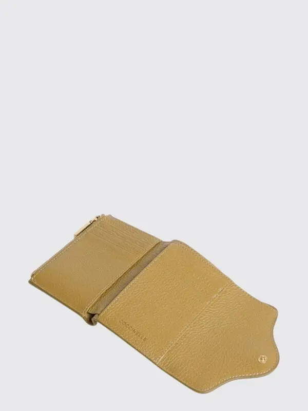 COCCINELLE Leather Wallet With Turn Lock Closure