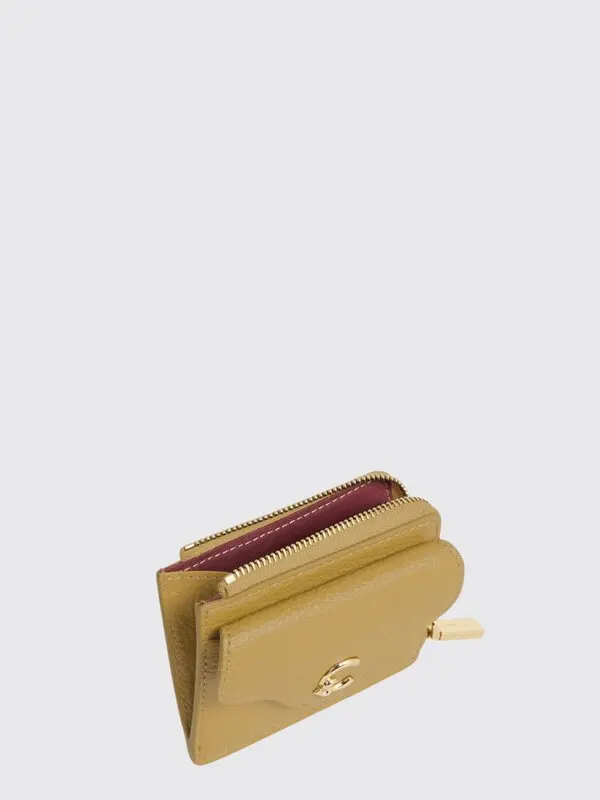 COCCINELLE Leather Wallet With Clasp Closure