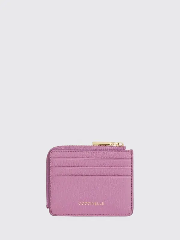 COCCINELLE Leather Wallet With Clasp Closure