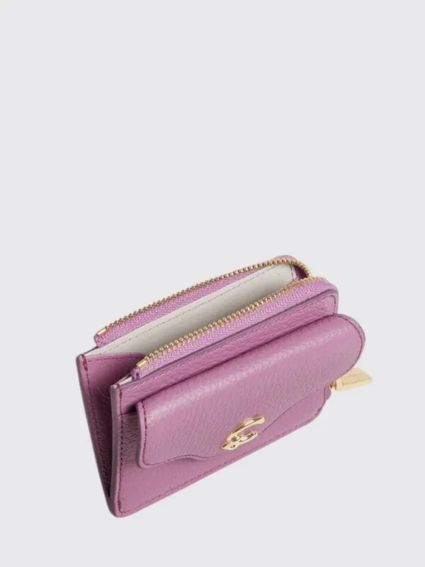 COCCINELLE Leather Wallet With Clasp Closure