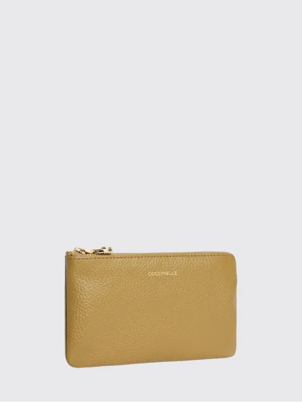 COCCINELLE C-me Soft Grained Leather Pouch - Green