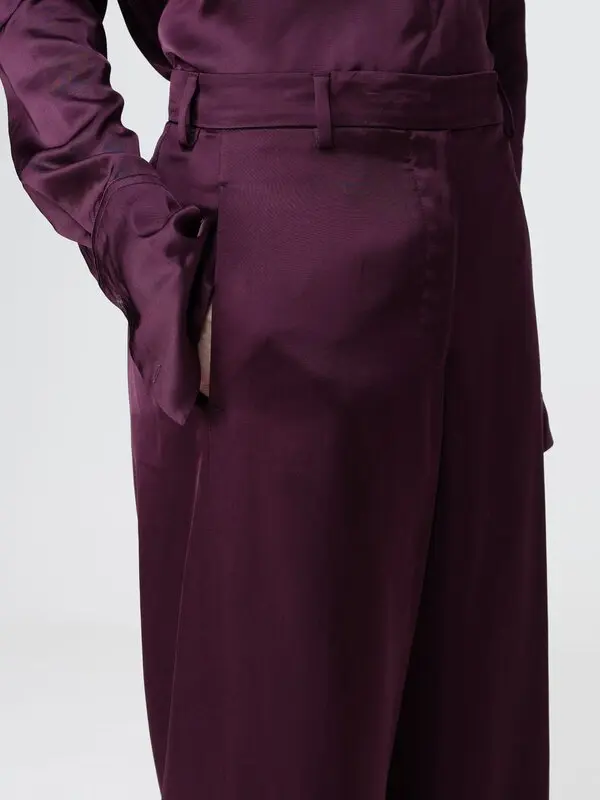 Dries Van Noten Satin Palazzo Trousers