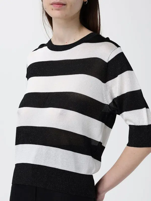 KANGRA Striped Viscose Blend Sweater - Multicolor
