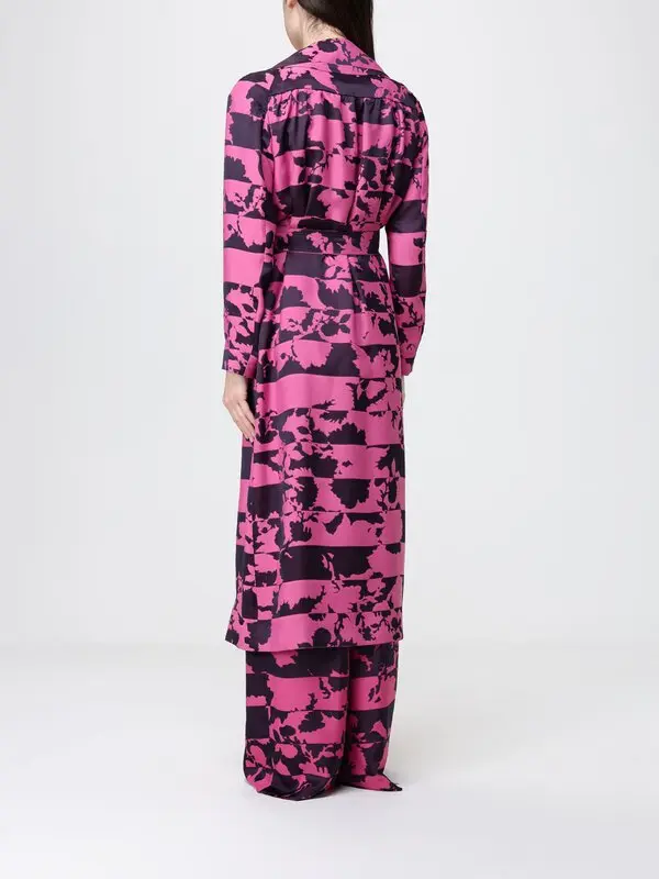 Dries Van Noten Abstract Pattern Printed Trench Coat