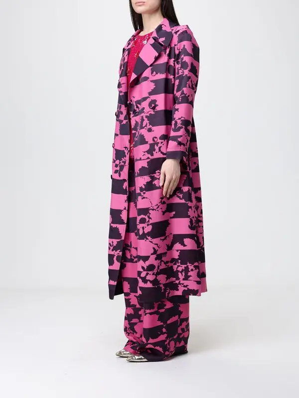 Dries Van Noten Abstract Pattern Printed Trench Coat