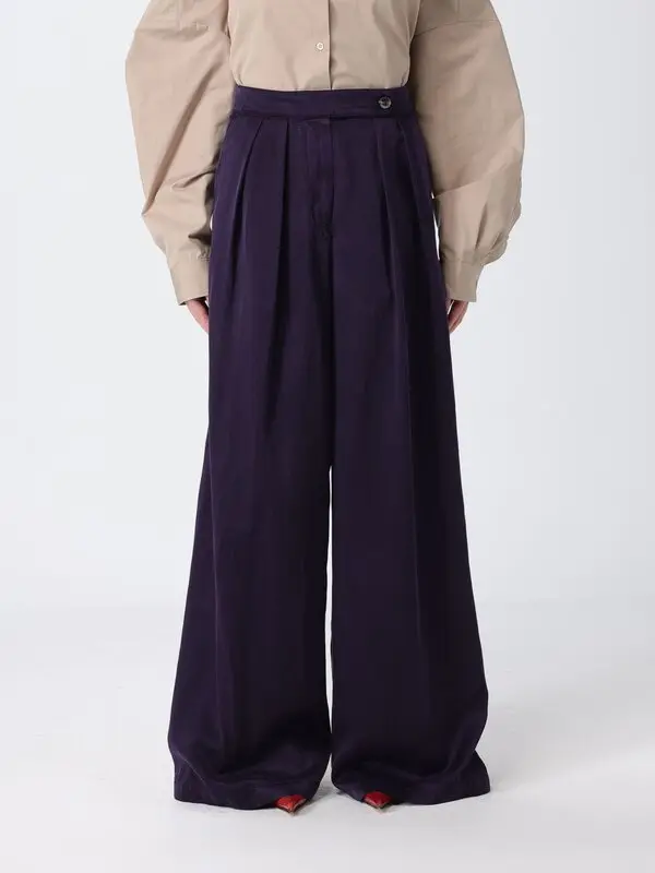 Dries Van Noten Wide-leg Tailored Trousers - Blue
