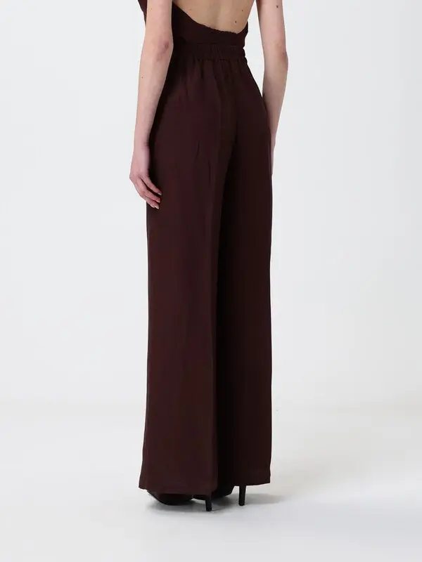 HANITA Tailored Wide-leg Trousers - Ebony