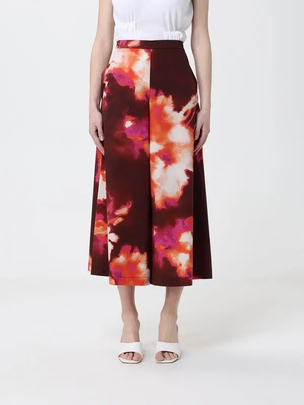 Liviana Conti Printed Wide-leg Trousers