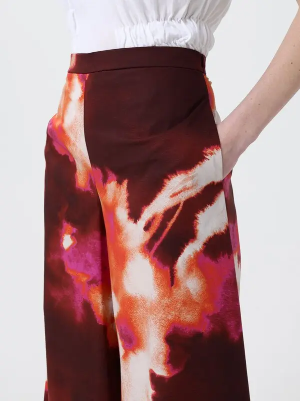 Liviana Conti Printed Wide-leg Trousers