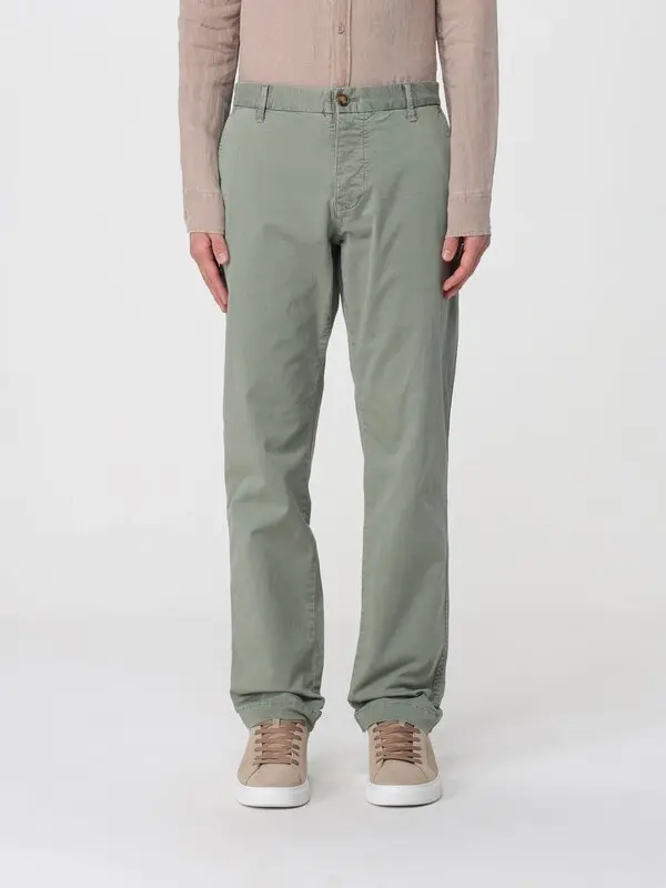 BLAUER. Tailored Chinos - Olive