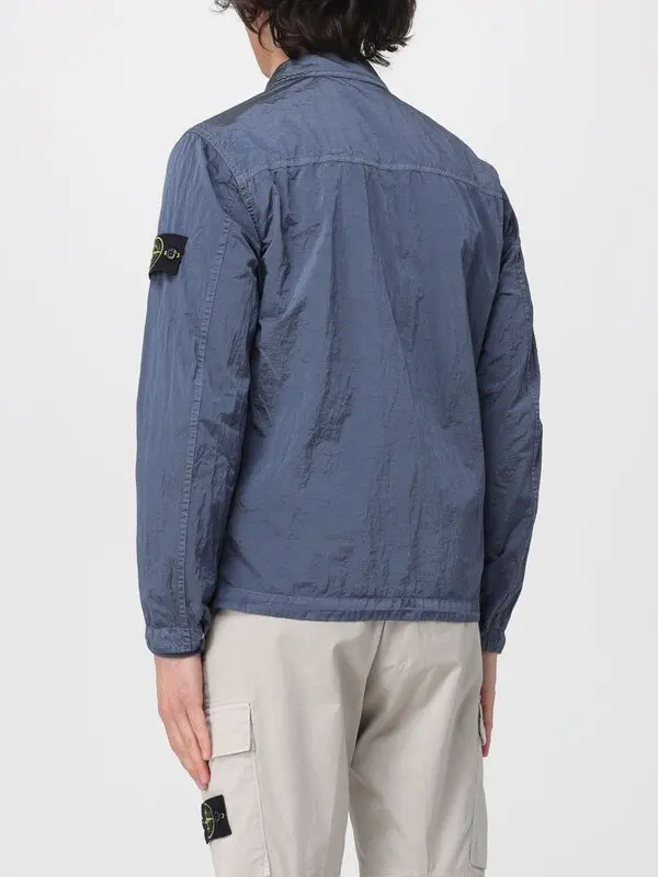 Stone Island Zip Up Jacket - Blue