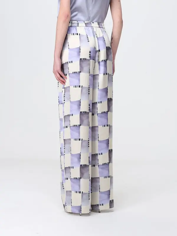 Emporio Armani Wide Leg Printed Trousers