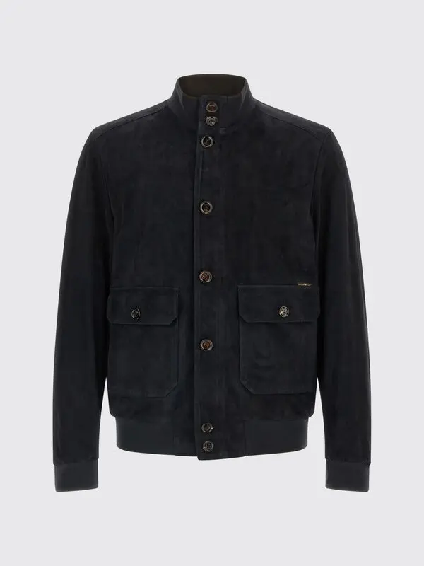 MOORER Bomber Jacket - Blue