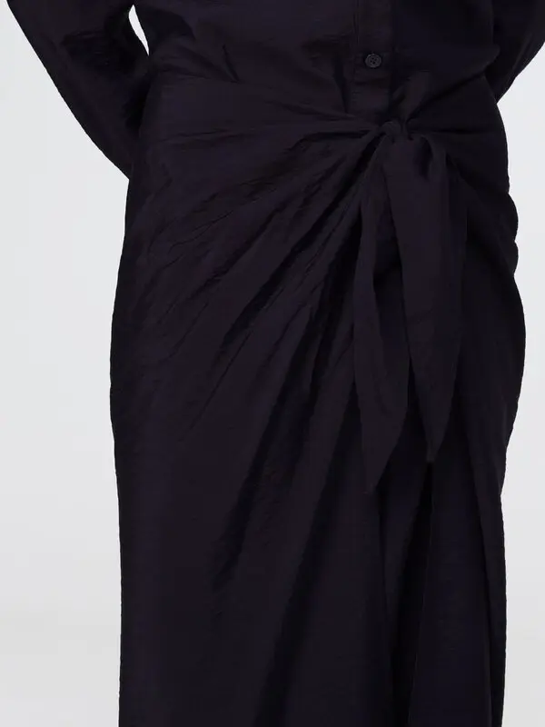 Emporio Armani Long Sleeve Shirt Dress - Blue