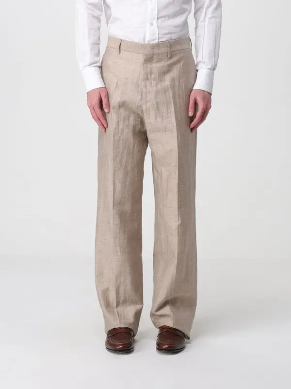 Tagliatore Double-breasted Linen Blend Suit