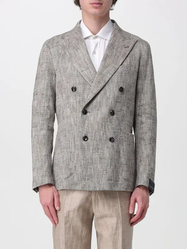 Tagliatore Double-breasted Peak Lapel Blazer