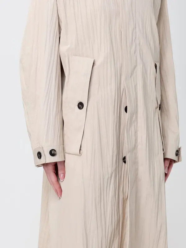 TELA Long Cotton Blend Trench Coat