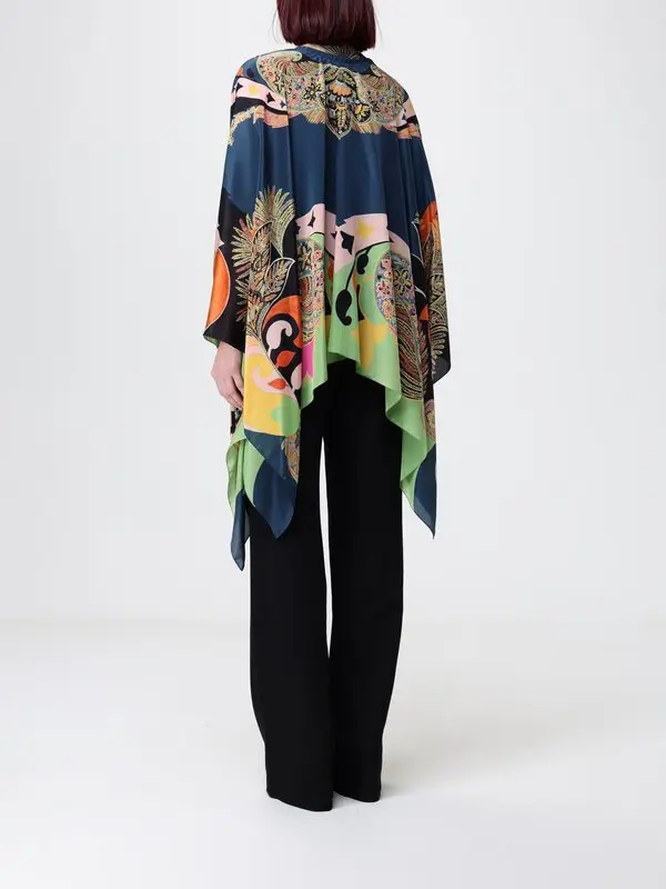 Etro Printed Kimono Jacket - Blue