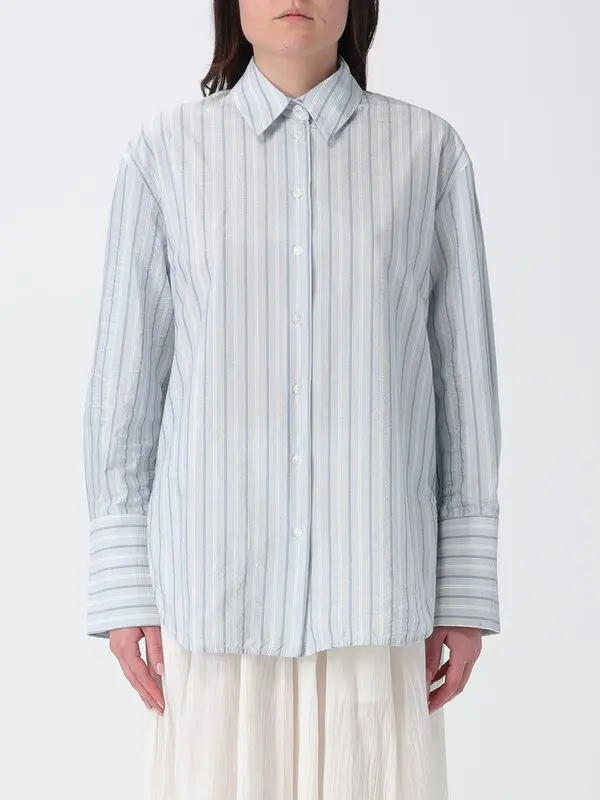 TELA Striped Button-up Shirt