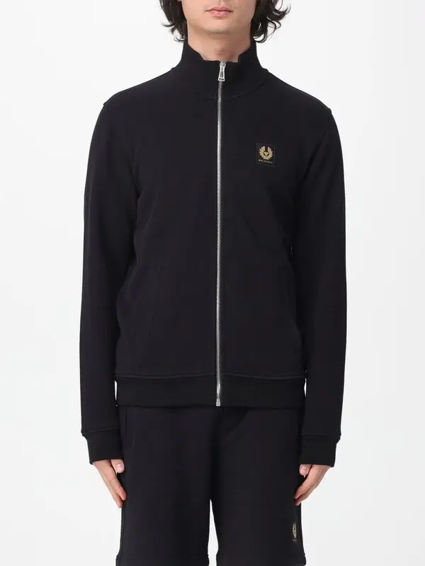 Belstaff Full Zip Sweatshirt - Black