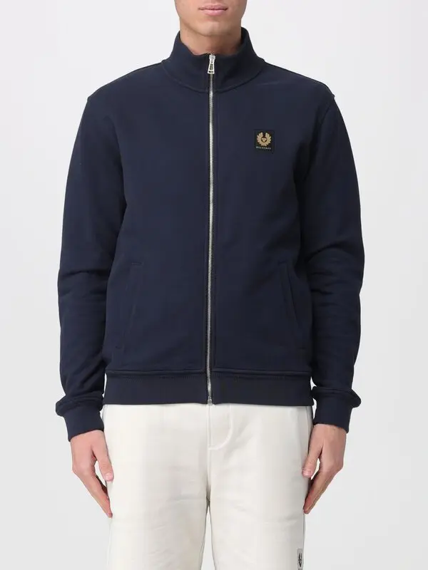 Belstaff Full Zip Sweatshirt - Blue