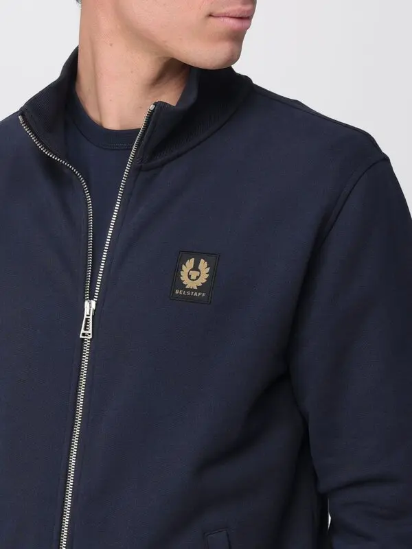 Belstaff Full Zip Sweatshirt - Blue