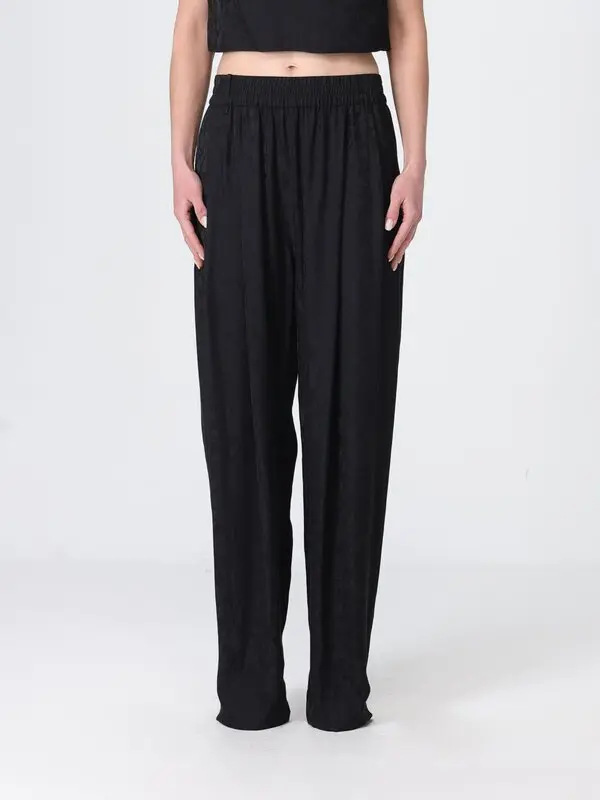 Pinko Wide Leg Trousers - Black